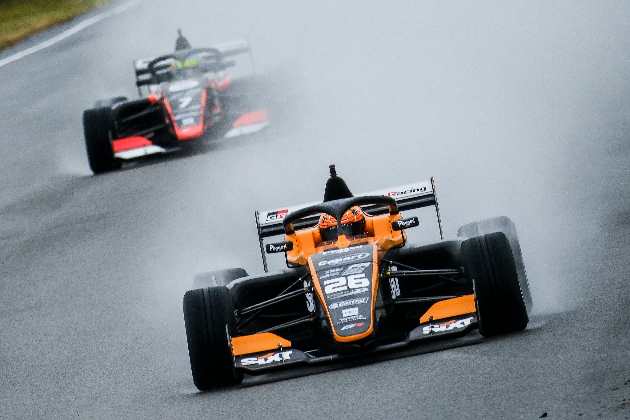 Foster dominates wet race. - VelocityNews