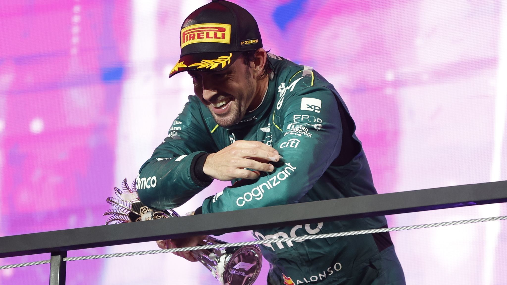 F1: Alonso reinstated to podium to claim 100th top three finish ...
