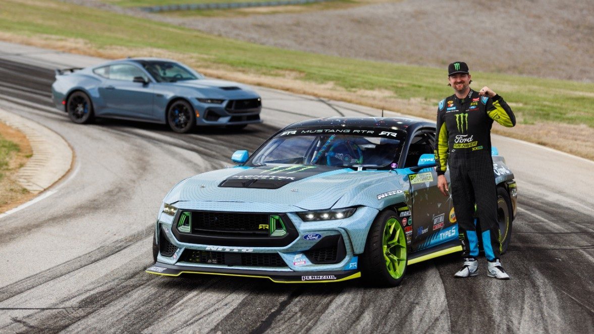 Vaughn Gittin Jr. unveils new Formula Drift Ford Mustang - VelocityNews