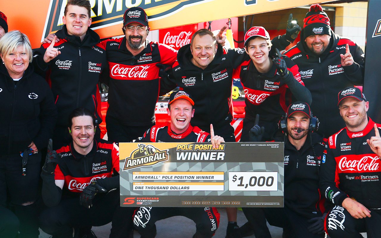 Brown takes pole in Tasmania, Heimgartner best Kiwi in 5th - VelocityNews