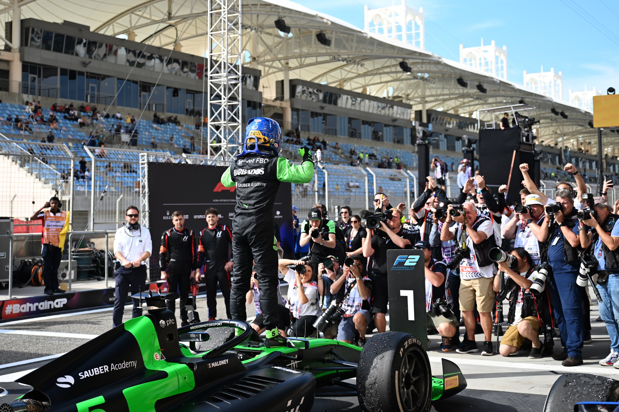 Rodin Motorsport dominant in Bahrain F2 Sprint & Feature - VelocityNews