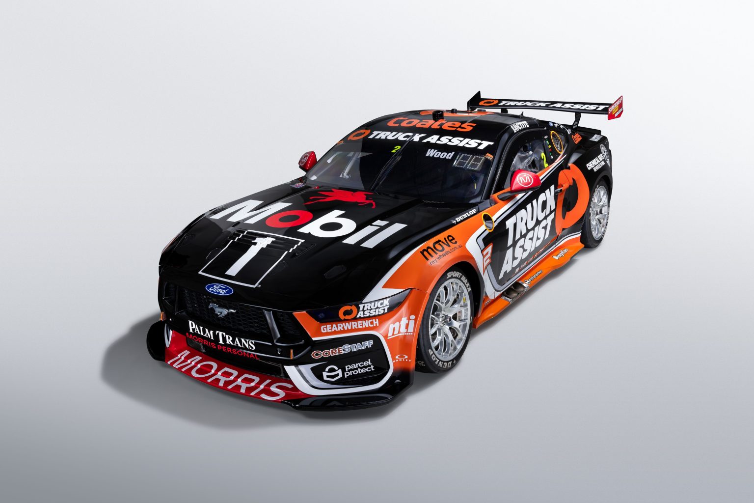 WAU reveal Ryan Wood's 2025 Mobil 1 Truck Assist Mustang - VelocityNews