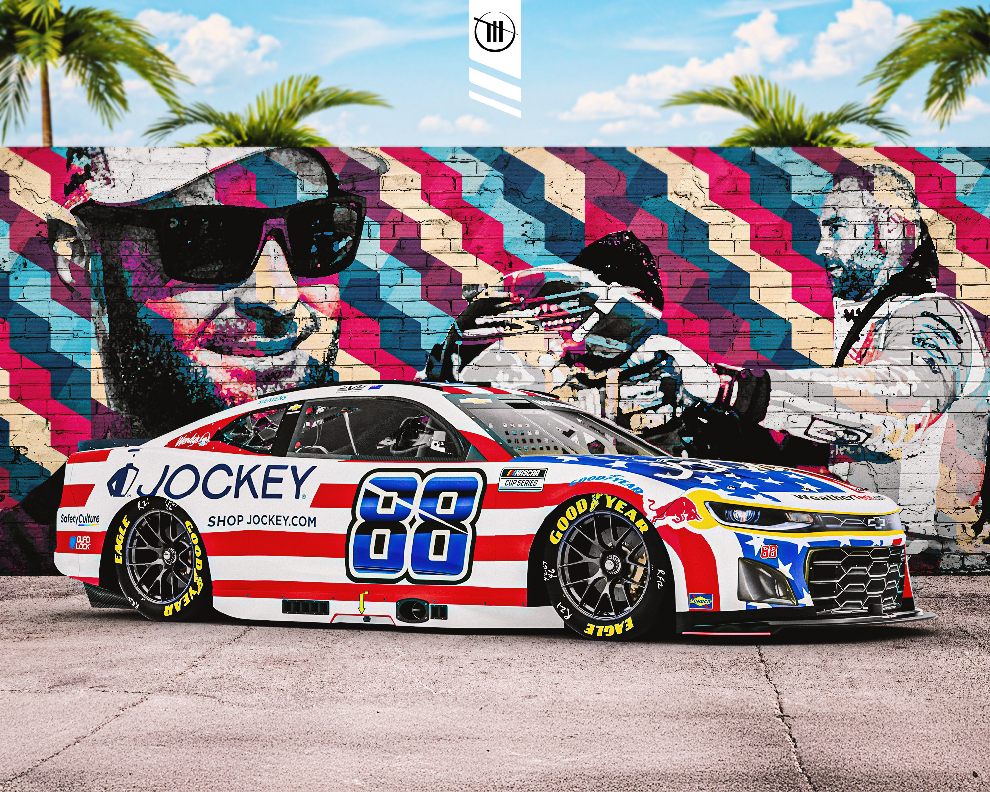 Van Gisbergen Hits Miami with Jockey-Backed No. 88 Chevrolet - VelocityNews