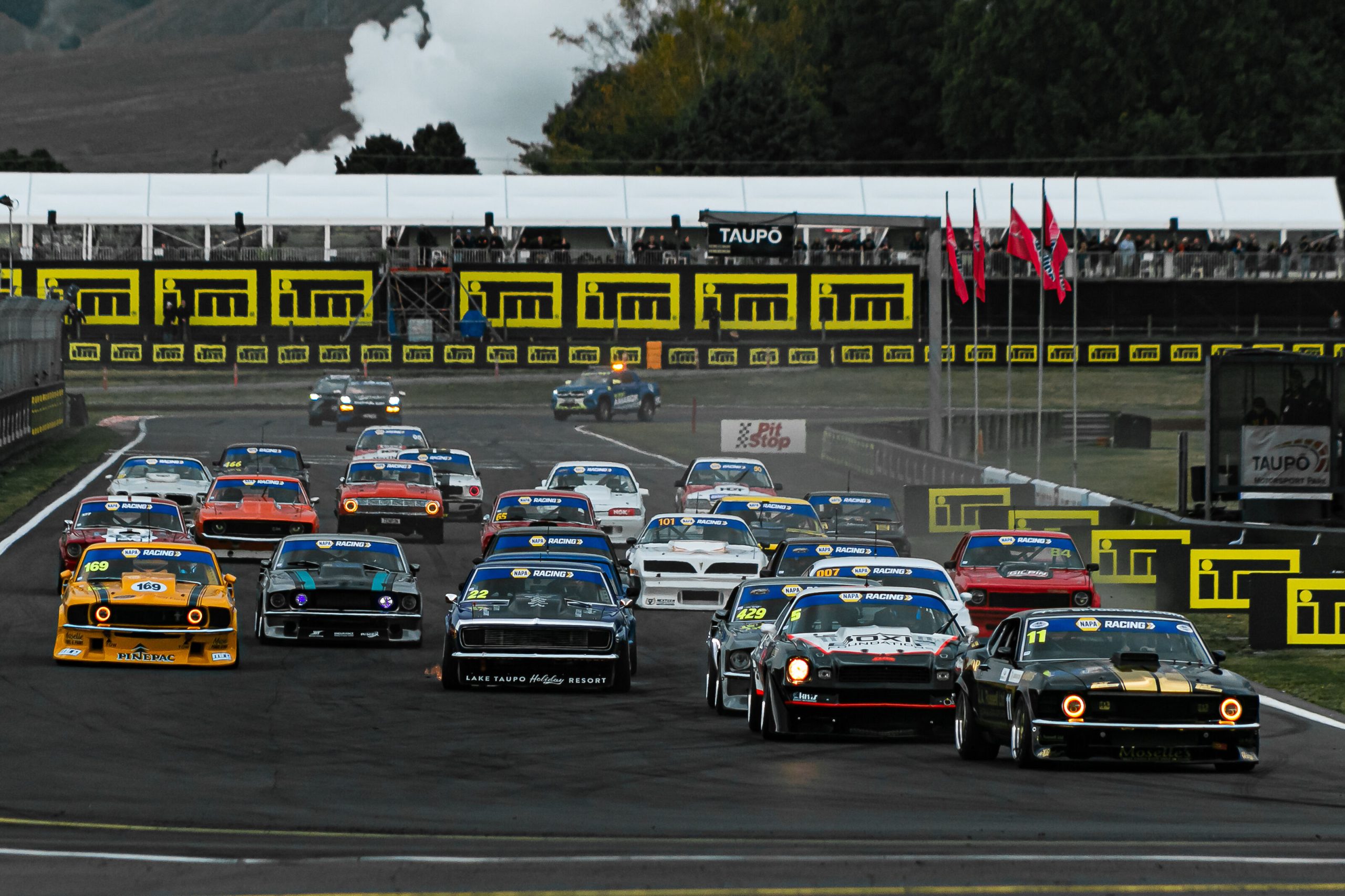 Fogg fights back for Central Muscle Cars victory in Race 1 at Taupo ITM ...