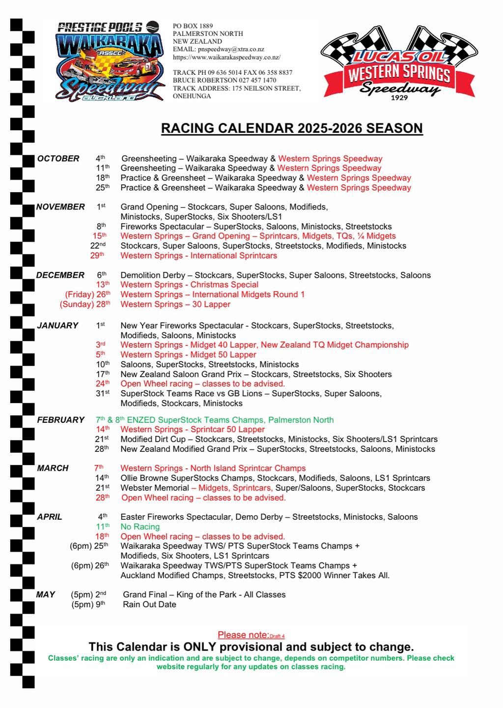 "Auckland Speedway isn’t ending — It’s moving" $11M Waikaraka Park ...