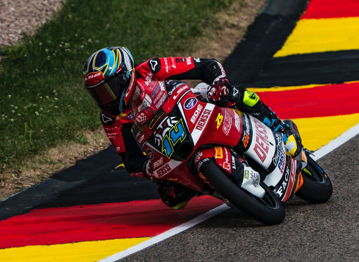 Cormac Buchanan battles to career-best Moto3 finish in wild German ...