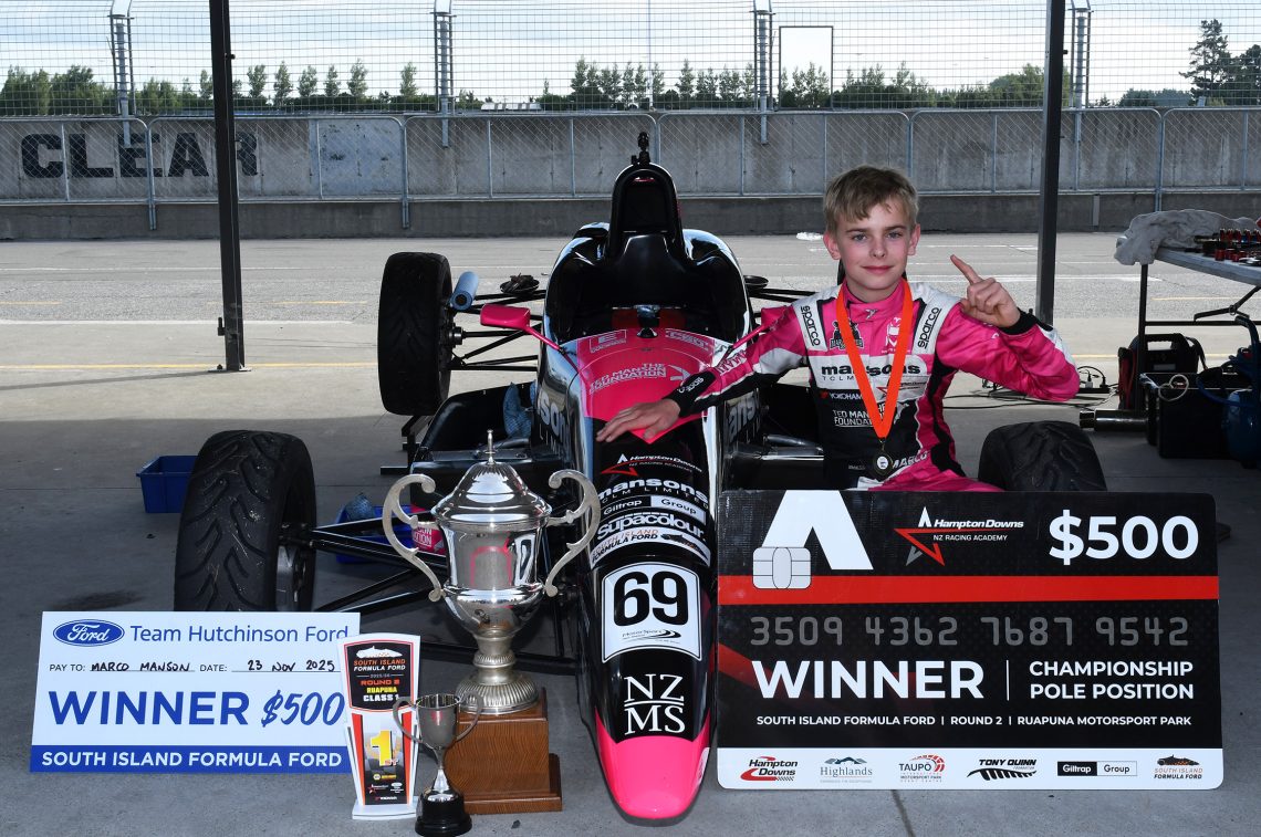 Wigram Cup victory for Manson who extends lead in South Island Formula ...