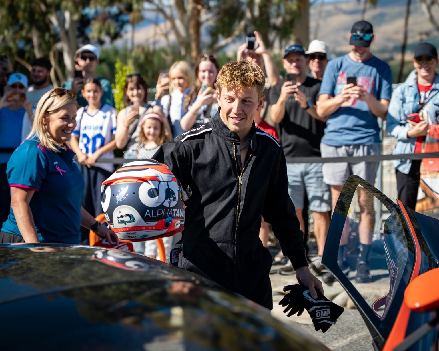 Liam Lawson thrills crowds at Highlands, raising vital funds for Breast ...