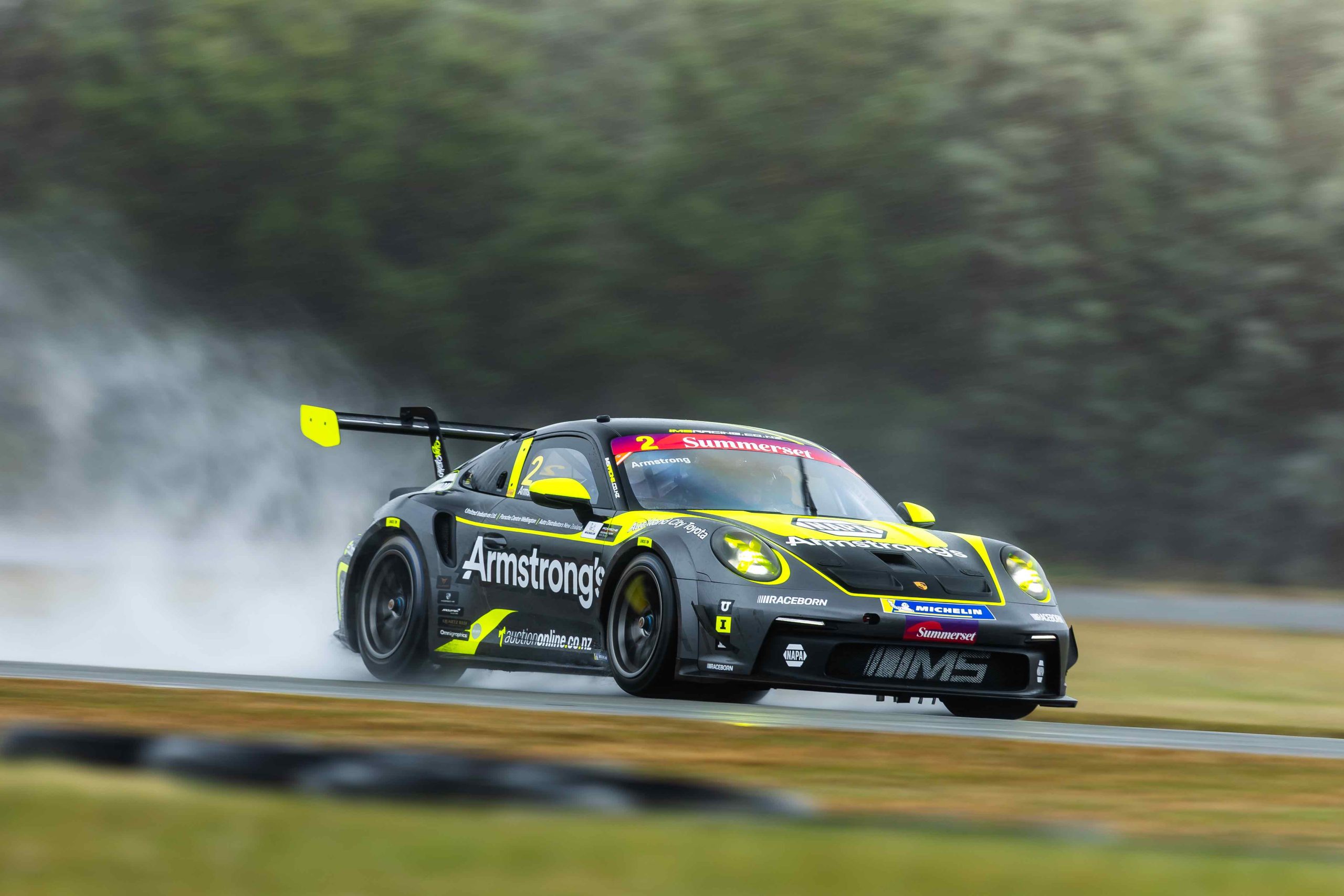 Wet & wild Teretonga shakes up GT New Zealand title fight - VelocityNews