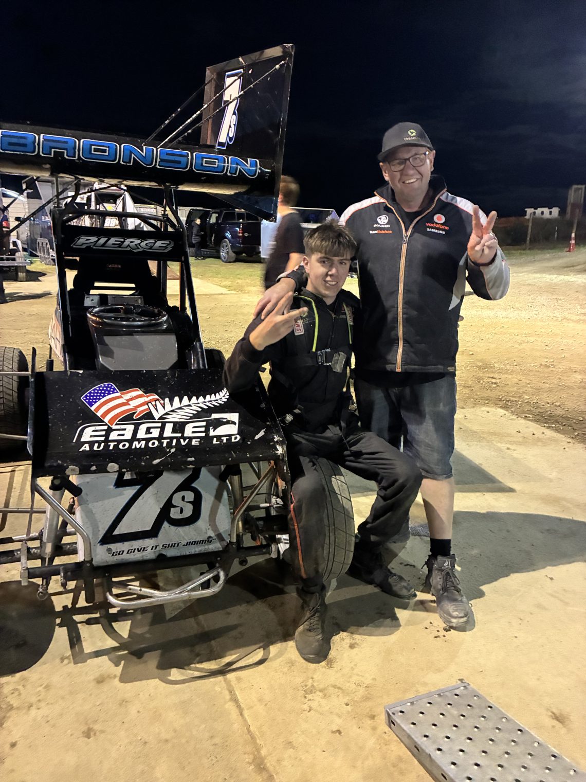 Third-generation racer Bronson Pierce claims second place at NZ ...