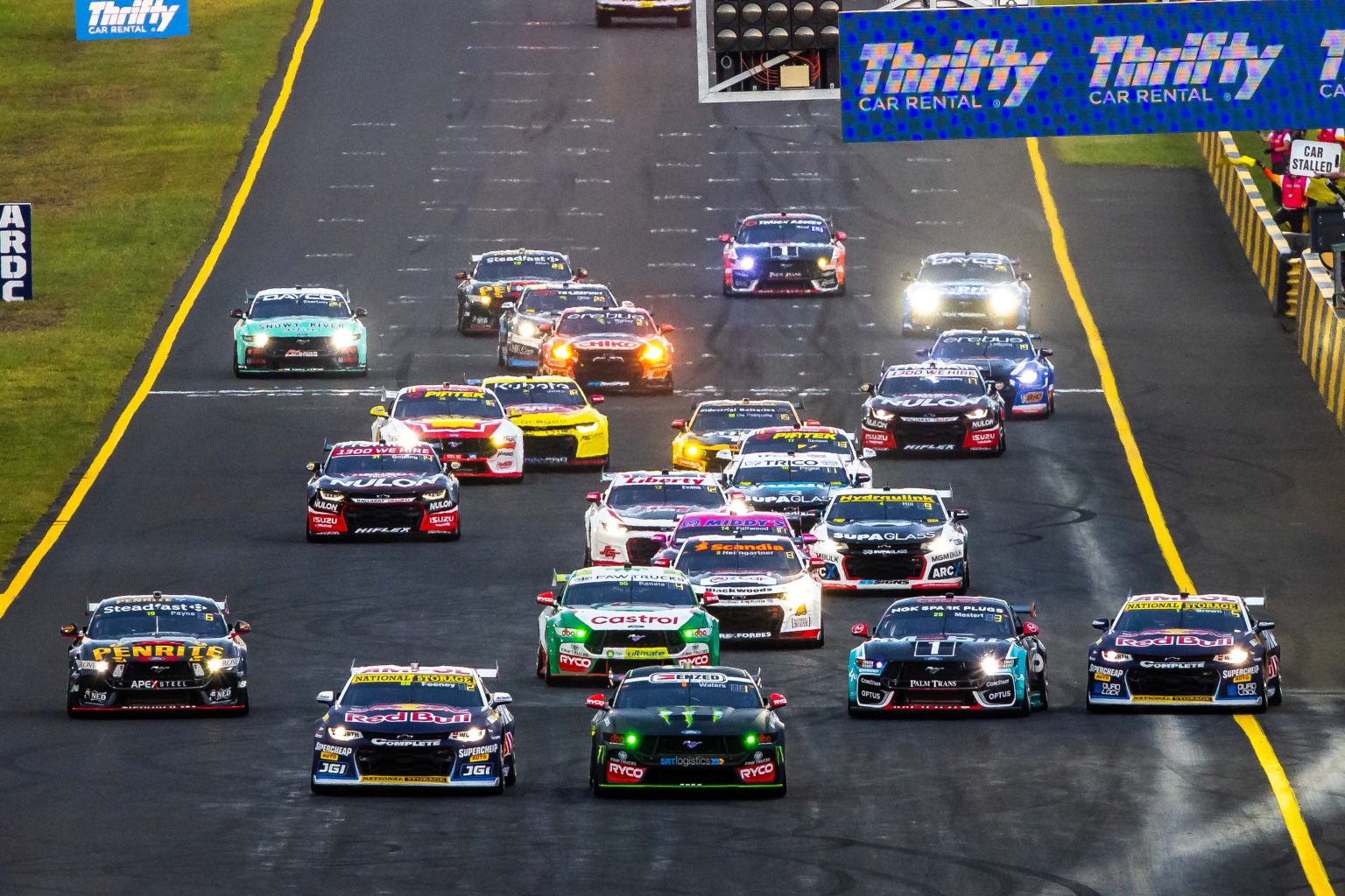 First race of 2026 tonight; kangaroos interrupt testing Thursday night ...
